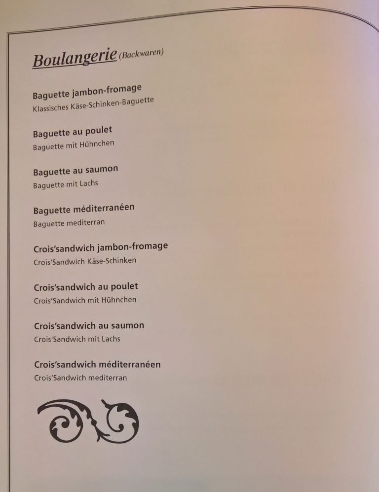 Restaurant AIDA French Kiss | Speisekarte, Frühstück und andere Infos