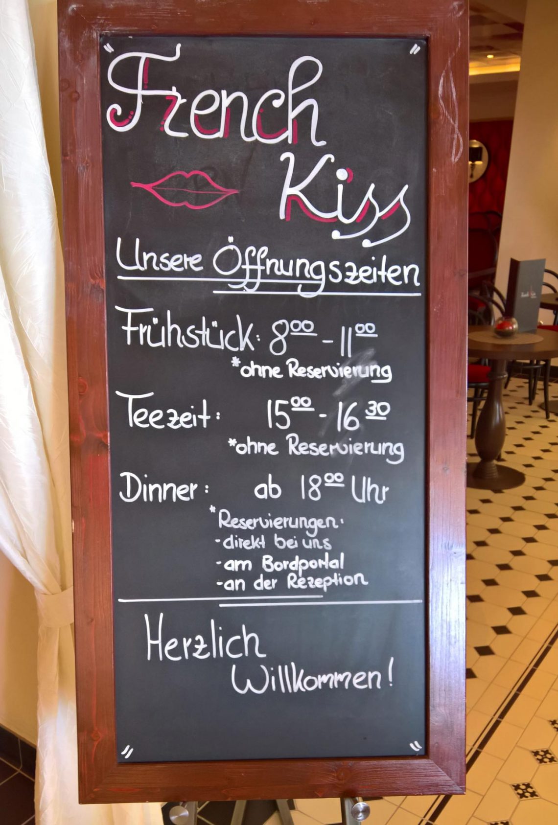 Restaurant AIDA French Kiss | Speisekarte, Frühstück und andere Infos